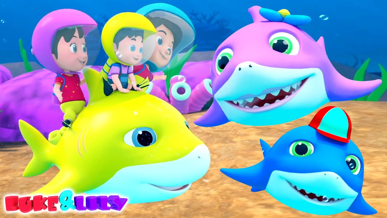 Baby Shark Doo Doo Doo, Nursery Rhymes and Sea Animals for Kids - YouTube