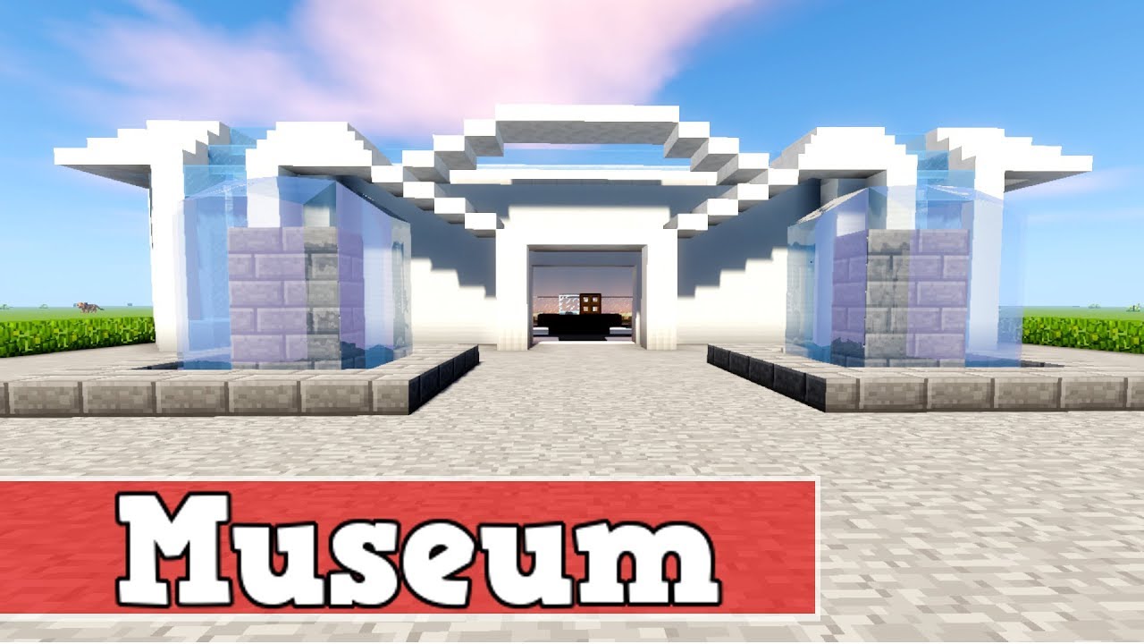Wie baut man ein Museum in Minecraft | Minecraft Deutsch Museum Bauen Tutorial - YouTube