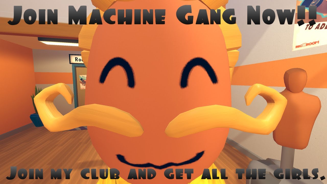 Join my new club Machine Gang on Rec Room now!! - YouTube