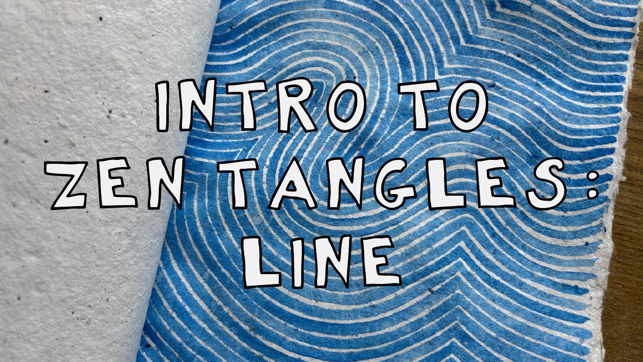 Intro To Zen Tangles: Line - YouTube