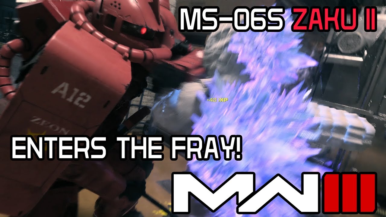 ZAKU II AXE SPREE BEGINS! CoD x Gundam COLLAB Match! - YouTube