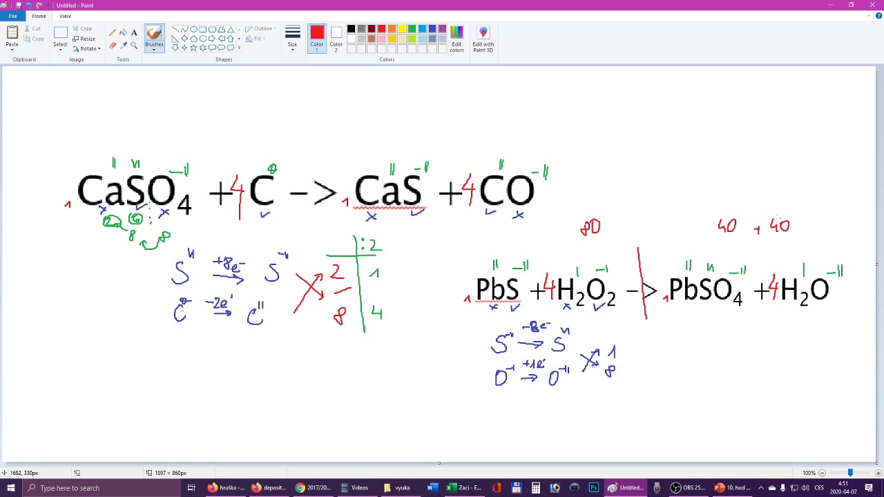 Vyčíslování rovnic - chemie výklad - YouTube