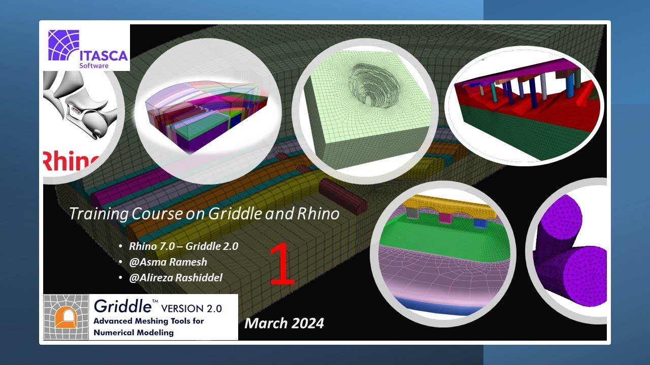 Rhino 7.0 and Griddle 2.0 Training Course (session 1 of chapter 1) (English subtitle) - YouTube