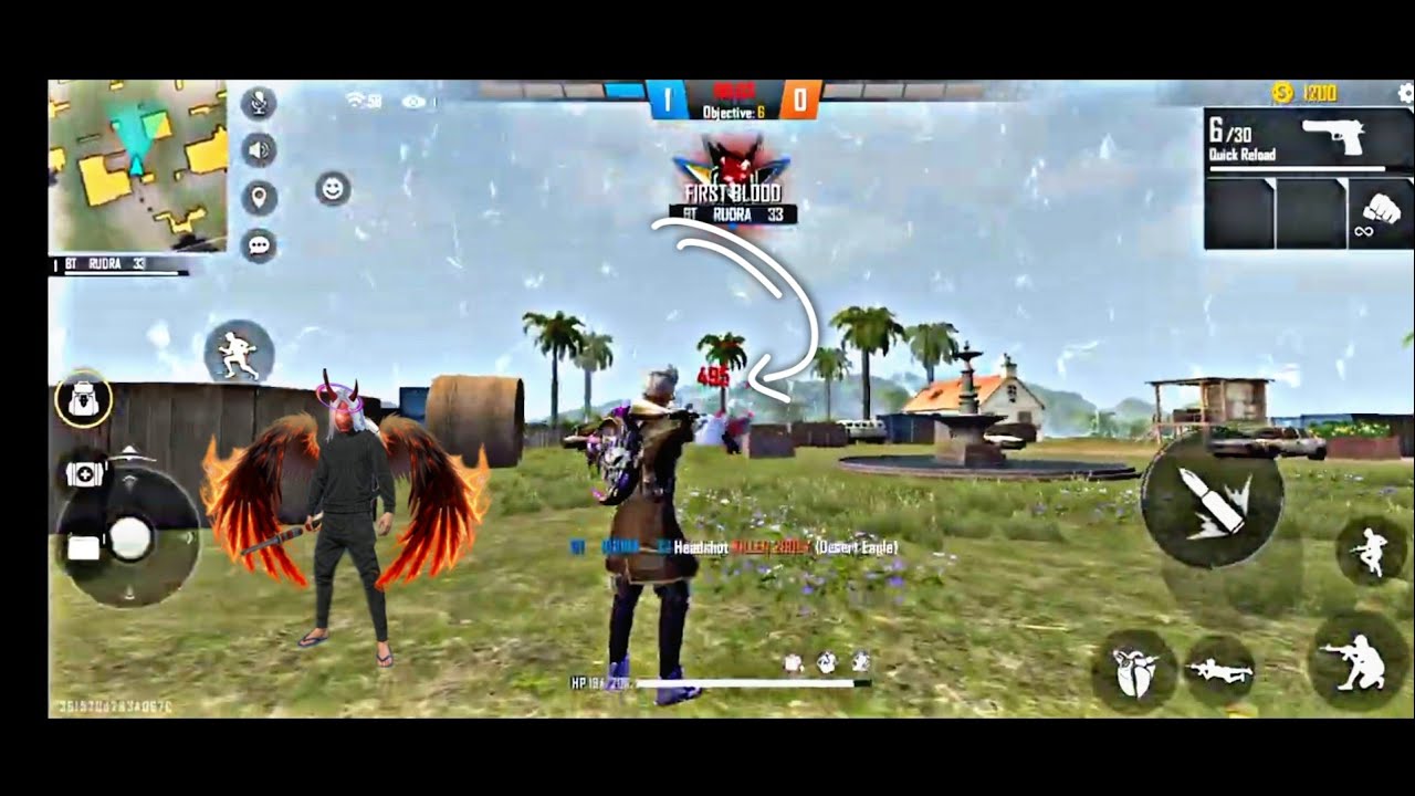 ff 1v1 red numbers gameplay - YouTube