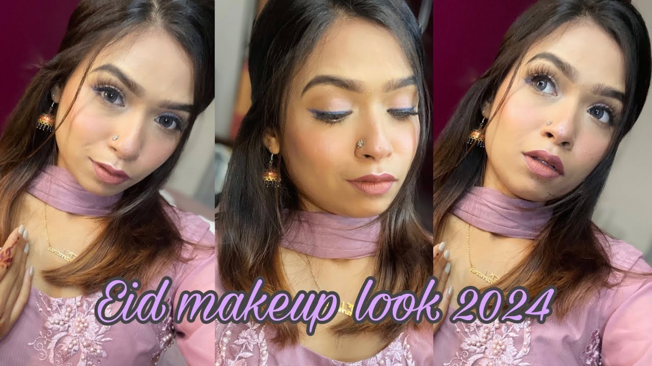 Eid makeup tutorial 2024. Day time makeup look - YouTube