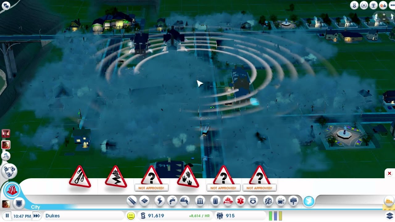 Sim City Disasters: Eaaaaaarthquake - YouTube
