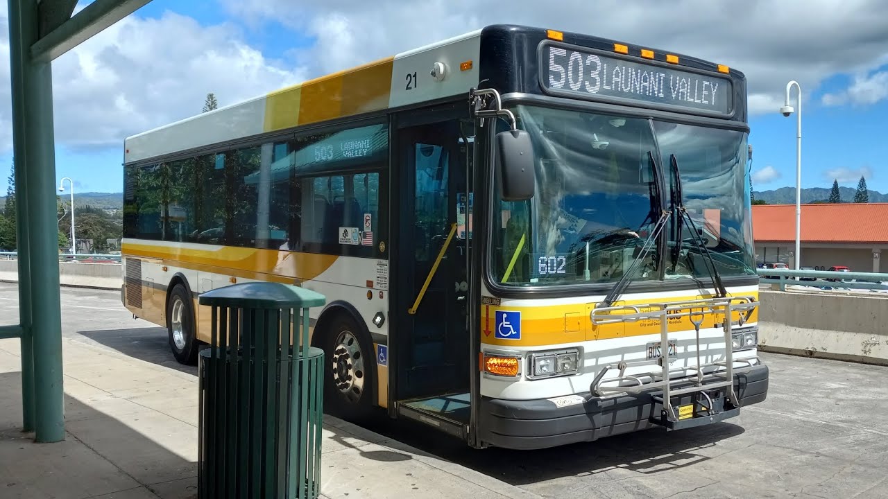 TheBus Honolulu (HI) Route 503 Launani Valley Bus 021 [2016 Gillig 29 ...