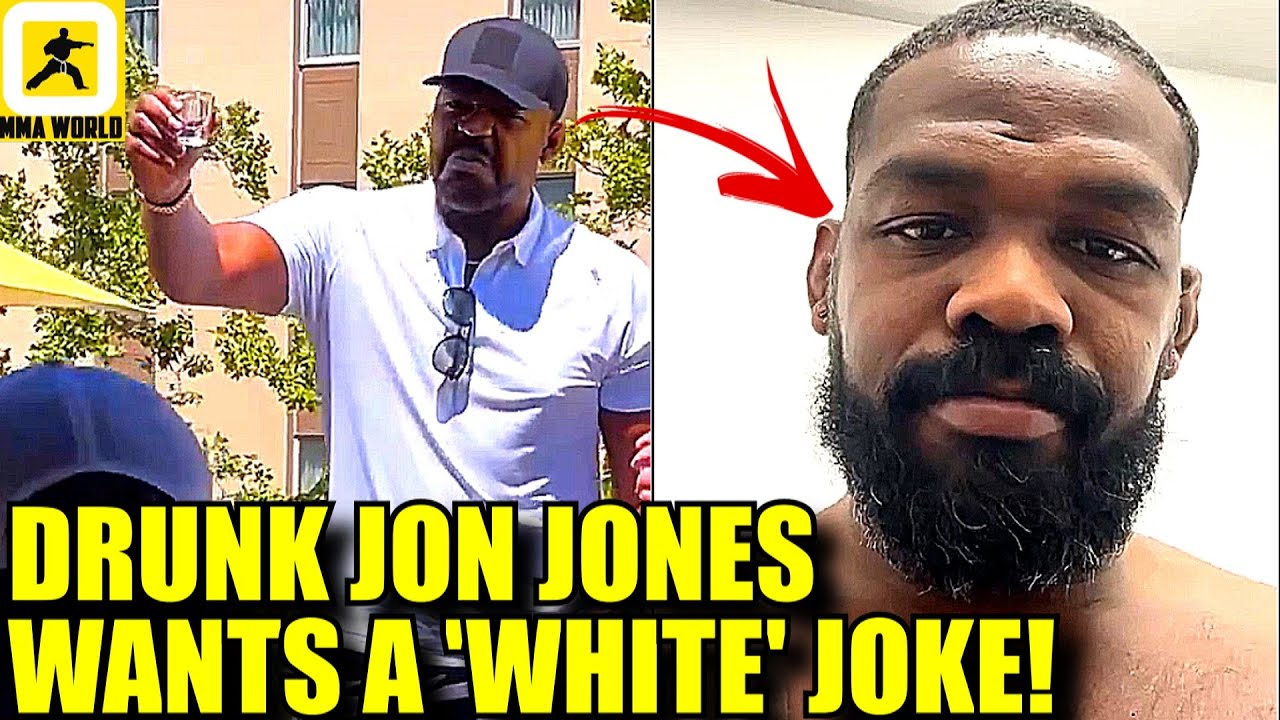 FOOTAGE surfaces of a Drunk Jon Jones heckling a Youtuber at his Comedy ...
