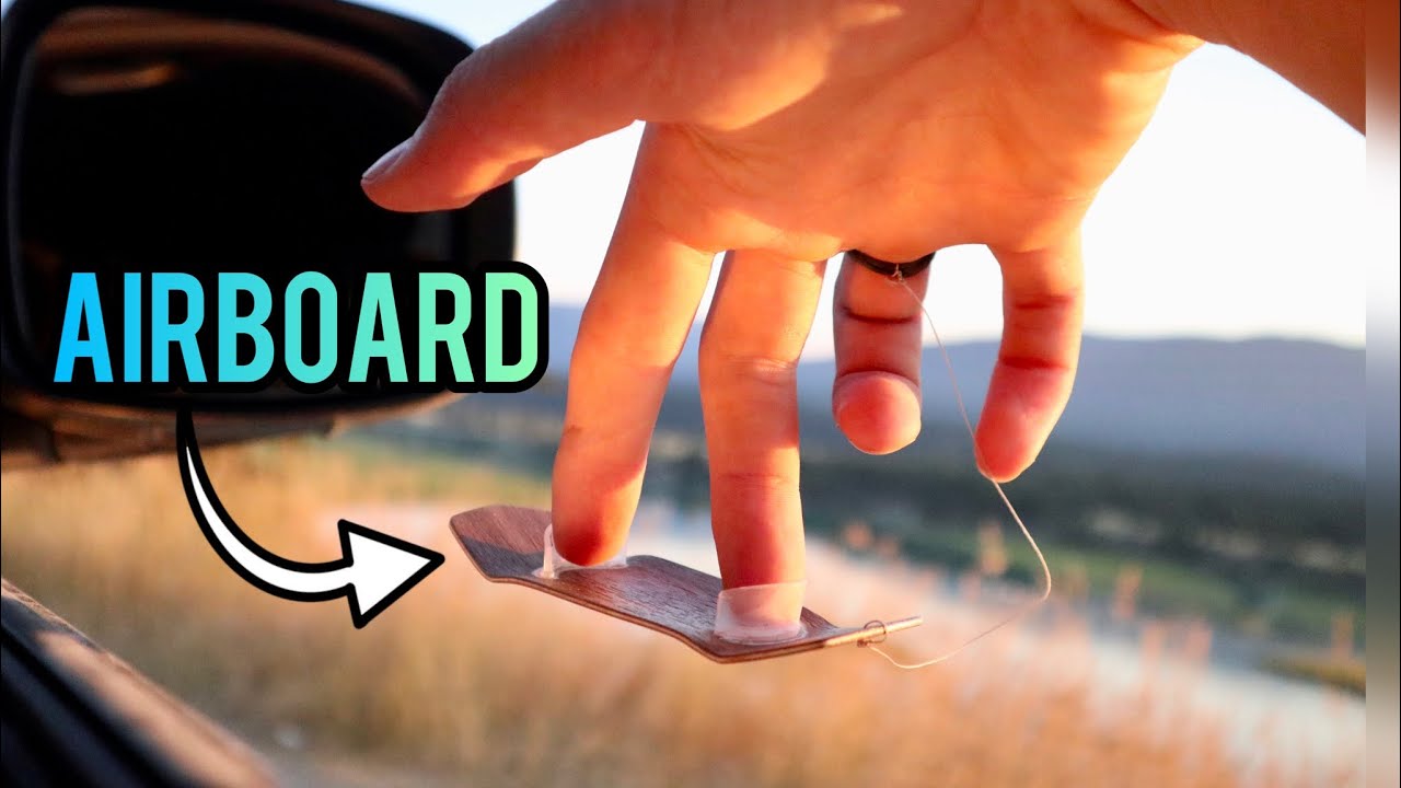 I Made A FINGER AIRBOARD - YouTube