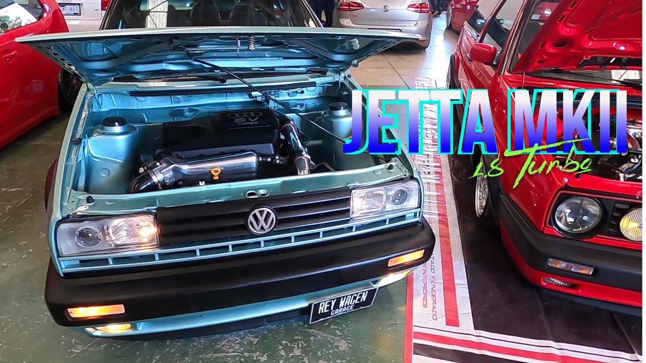 VW Jetta MK2 swap to 1.8T - YouTube