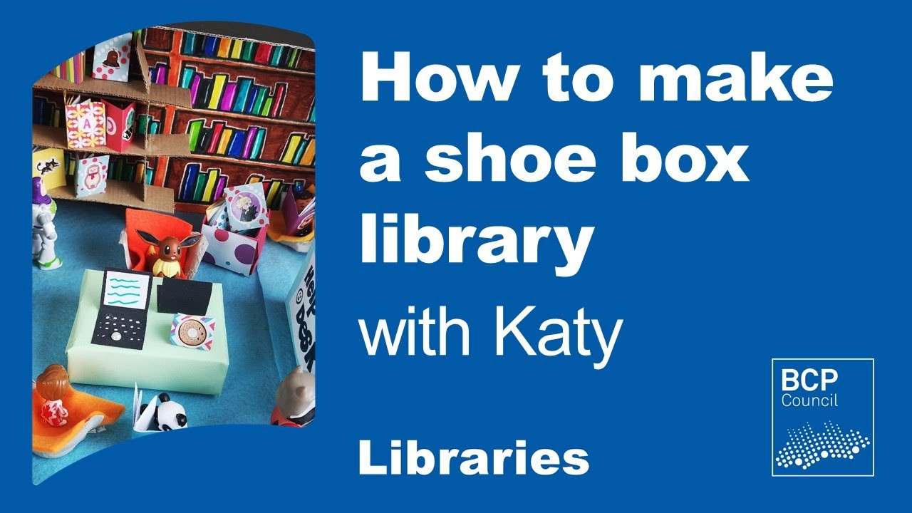 How to make a shoe box library with Katy - YouTube