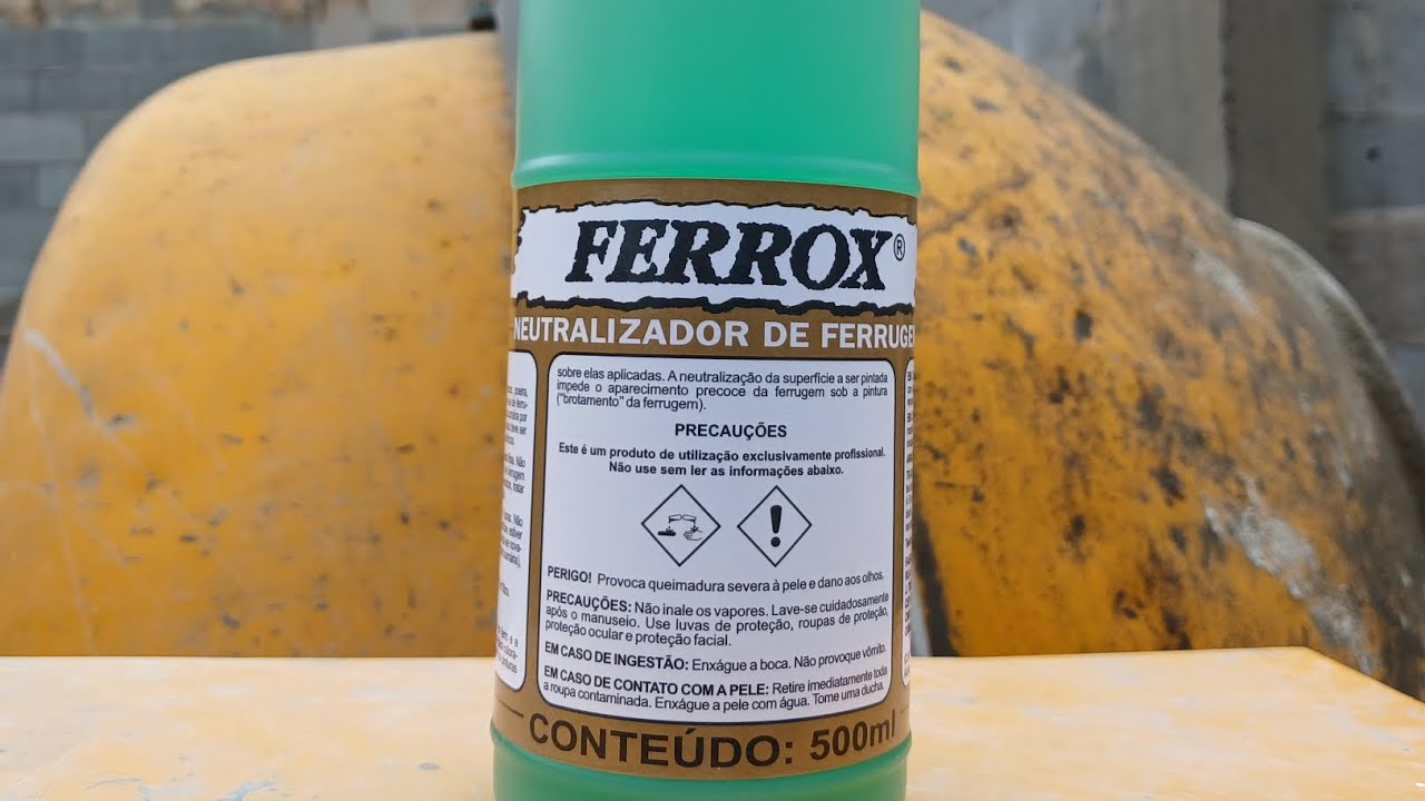 FERROX NEUTRALIZADOR DE FERRUGEM - YouTube