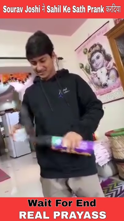 Sourav Joshi Vlogs ने Sahil Ke Sath Prank करदिया 🤣 @souravjvlogs #shorts #souravjoshivlogs - YouTube