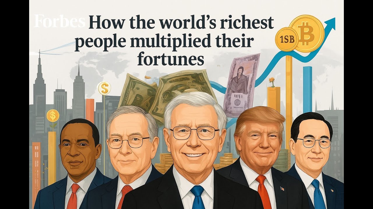 How Are the Wealths of the World's Richest Growing? - YouTube