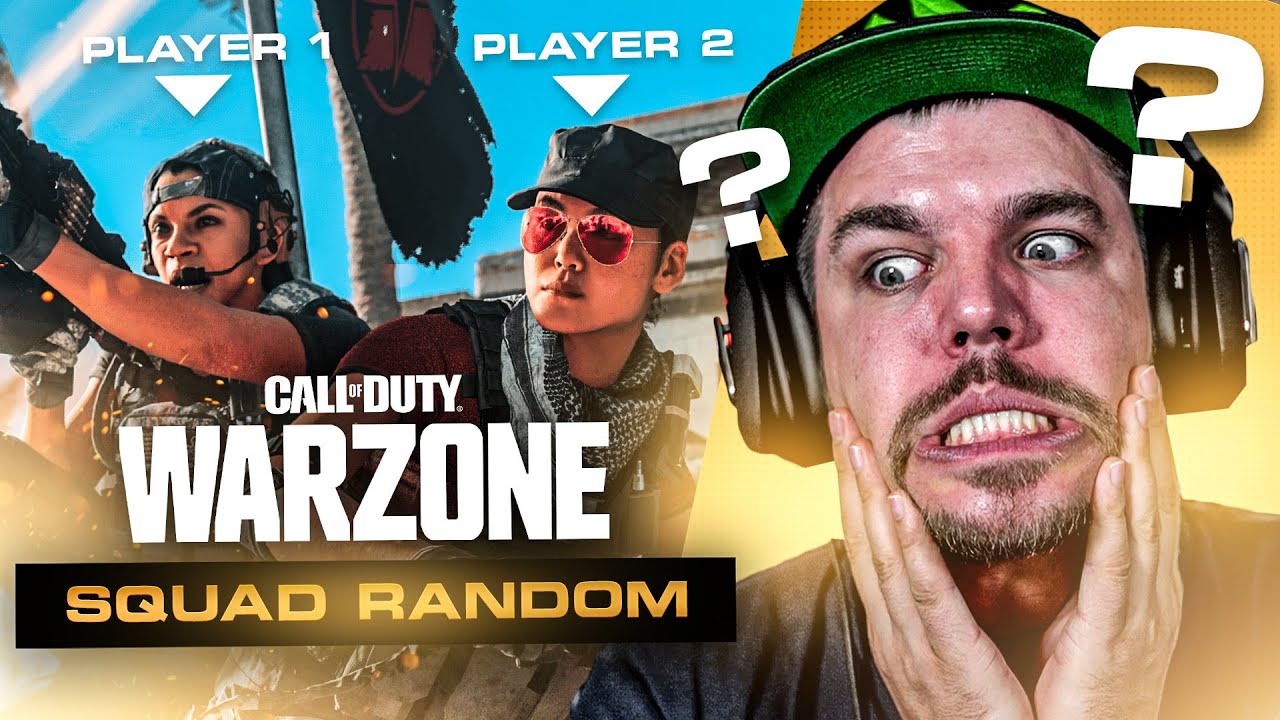 NOUVELLE TENTATIVE TOP 1 EN SQUAD RANDOM SUR WARZONE ! - YouTube