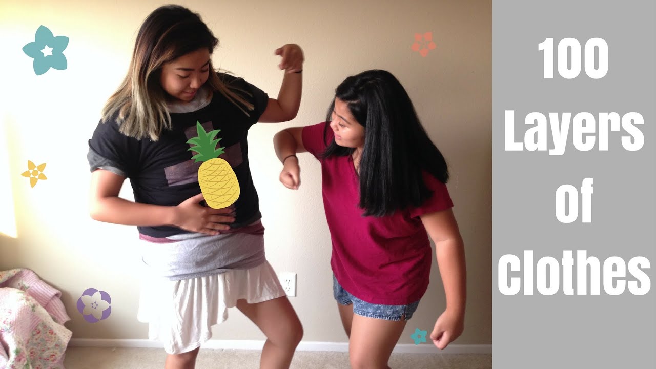 100 Layers of Clothes!! - YouTube
