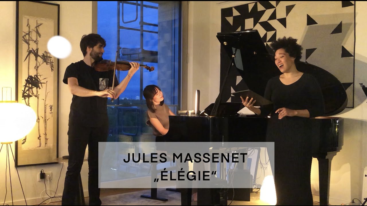 Jules Massenet „Élégie“. Performed by Julia Bullock, Thomas Reif and ...