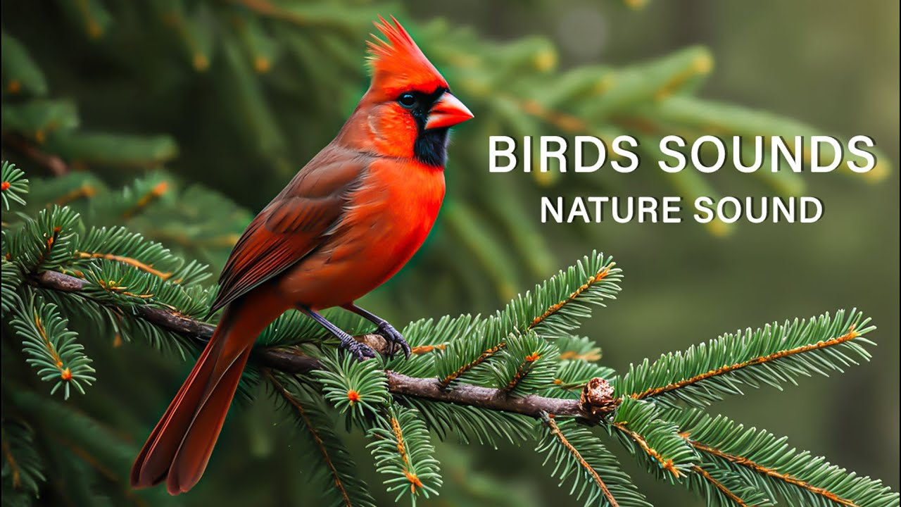 Birds Sounds | Nature Sounds, Birds Chirping ~ Soft Piano Music For ...