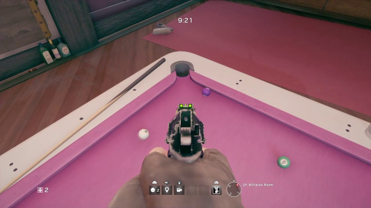 RAINBOW 6 SIEGE EASTER EGG BILLIARDS TABLE - YouTube