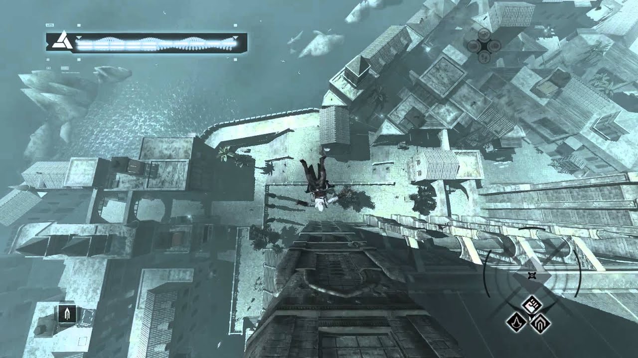 highest faith jump - altair on top of acri - YouTube