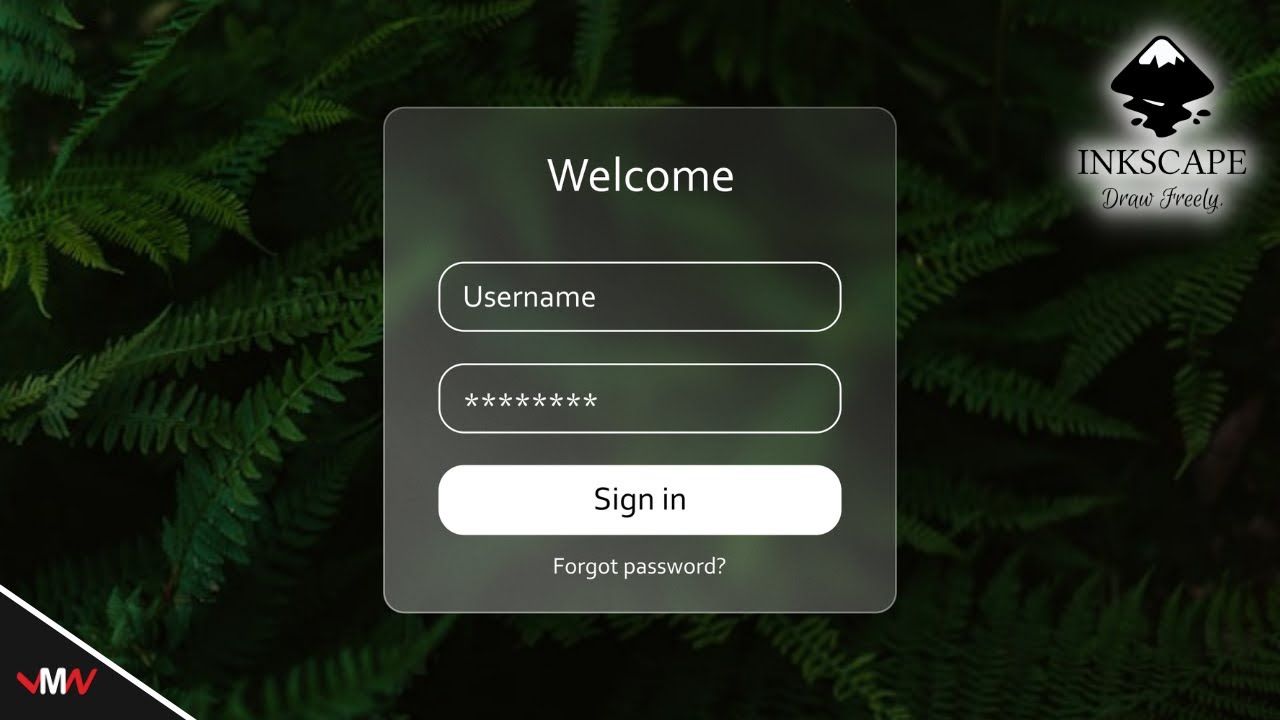 Glassmorphism Effect in Inkscape | Inkscape Tutorial - YouTube
