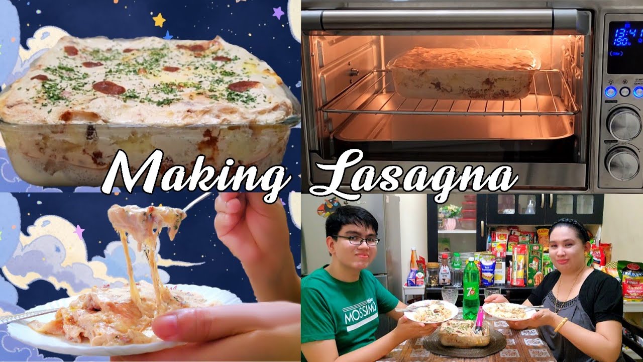 Making Lasagna for the first time - YouTube
