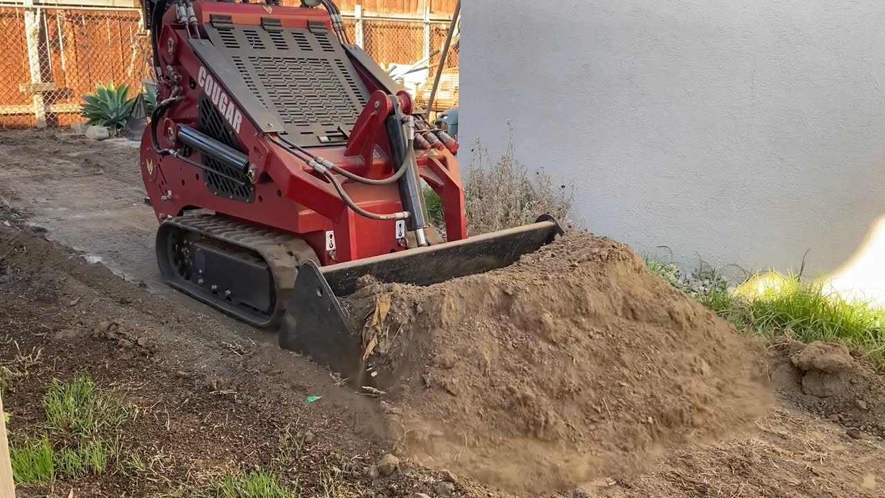 Mini skid steer | Grading | Mini earth movers | DIY - YouTube