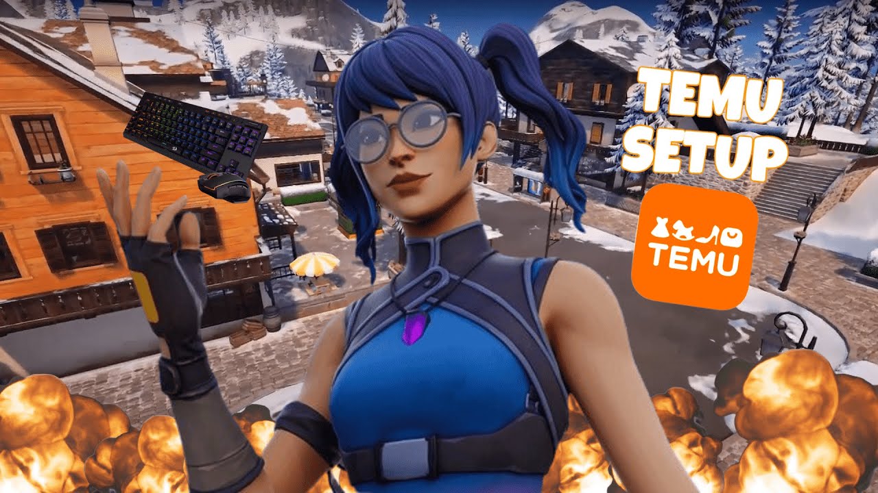 I Played Fortnite on a **TEMU** SETUP! - YouTube