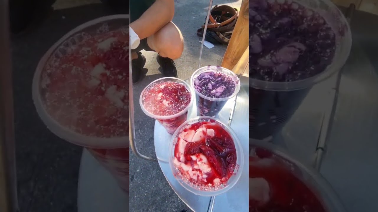 THE FAMOUS UBE AND STRAWBERRY FLAVOURED TAHO - YouTube