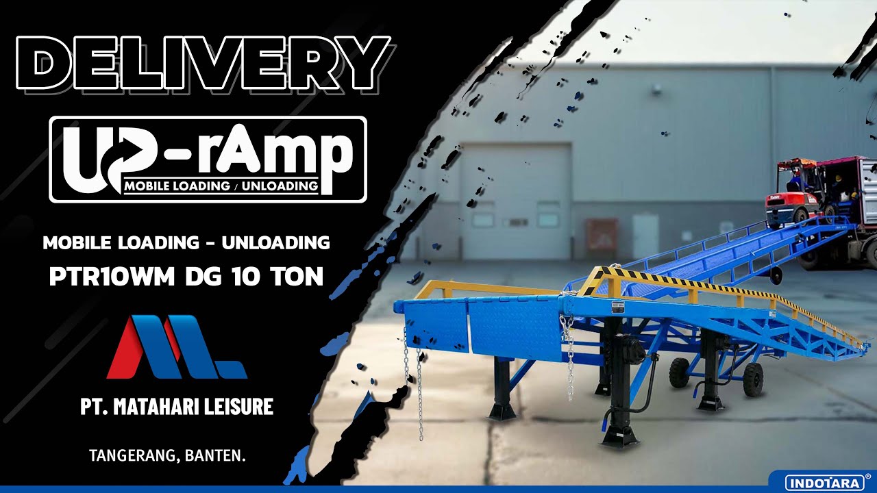 DELIVERY UP RAMP MOBILE LOADING & UNLOADING DOCK MOBILE PTR10WM MENUJU ...