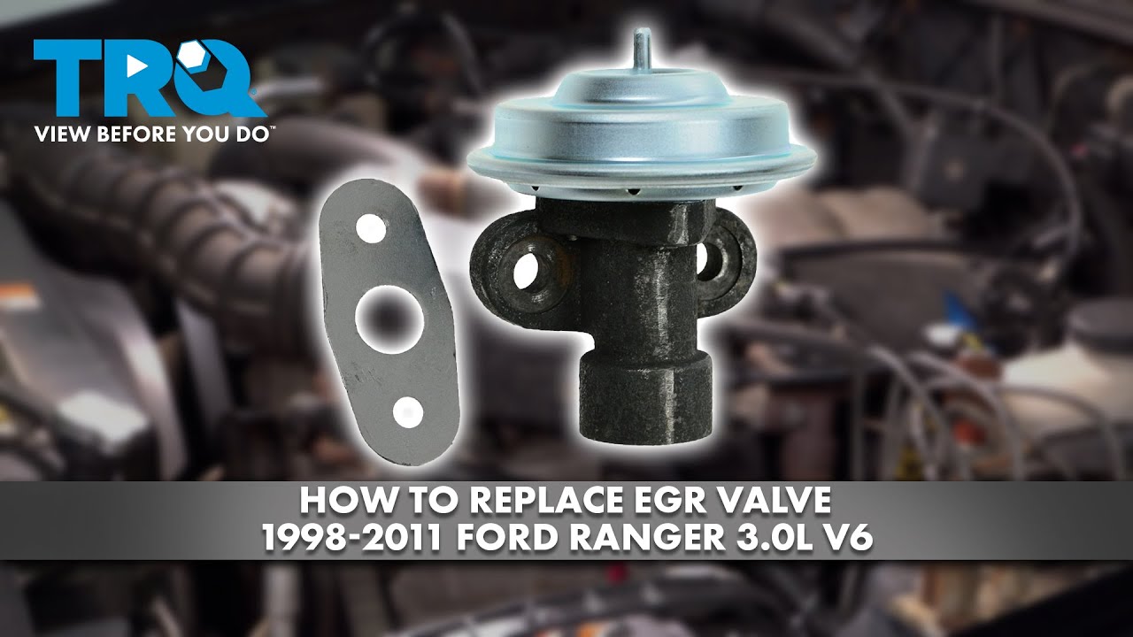 How to Replace EGR Valve 1998-2011 Ford Ranger 3.0L V6 - YouTube