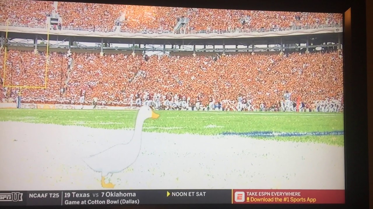 Aflac Duck Animation (October 11th, 2008/2018 ESPNU Broadcast) - YouTube