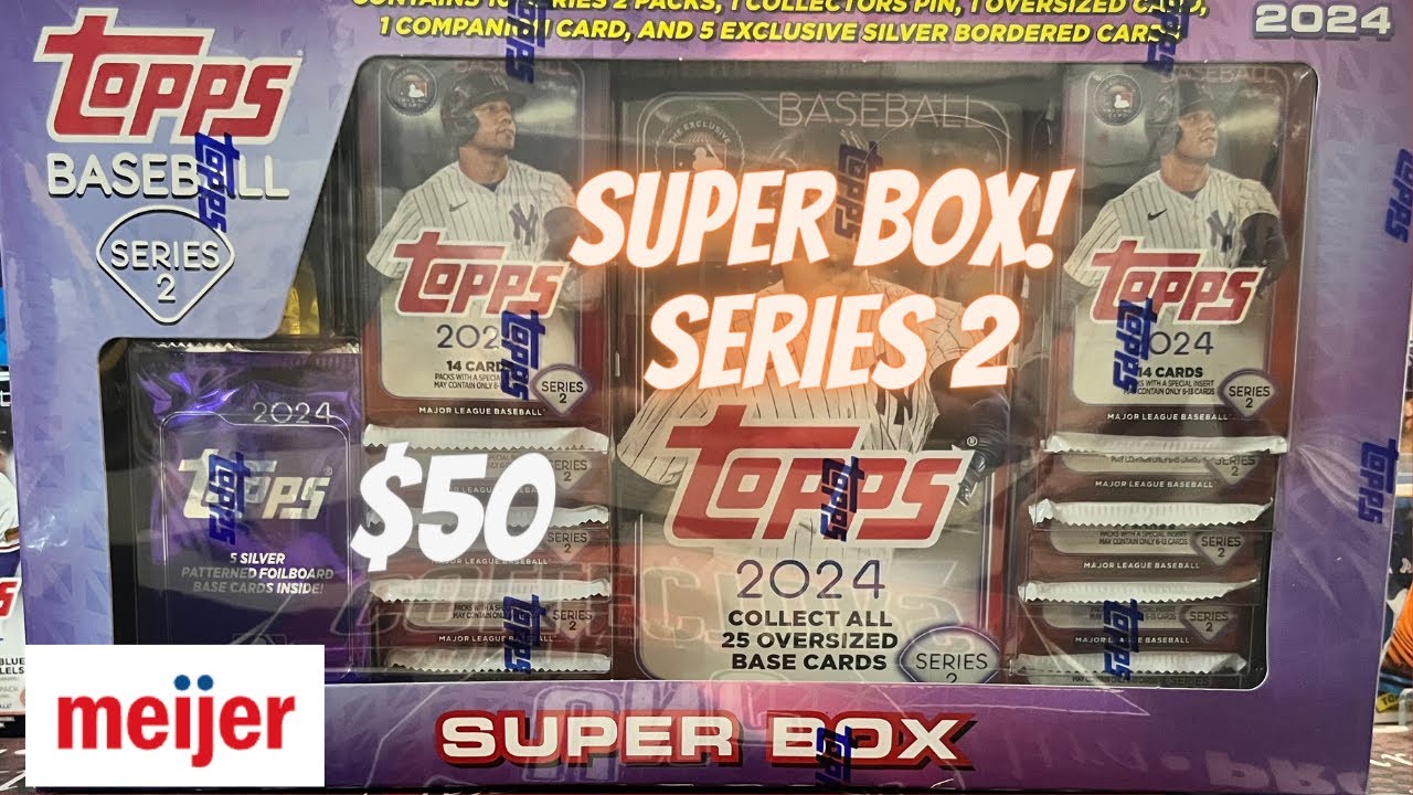 Super Box! ⚾️ 2024 Topps Series 2 Baseball Super Box - YouTube