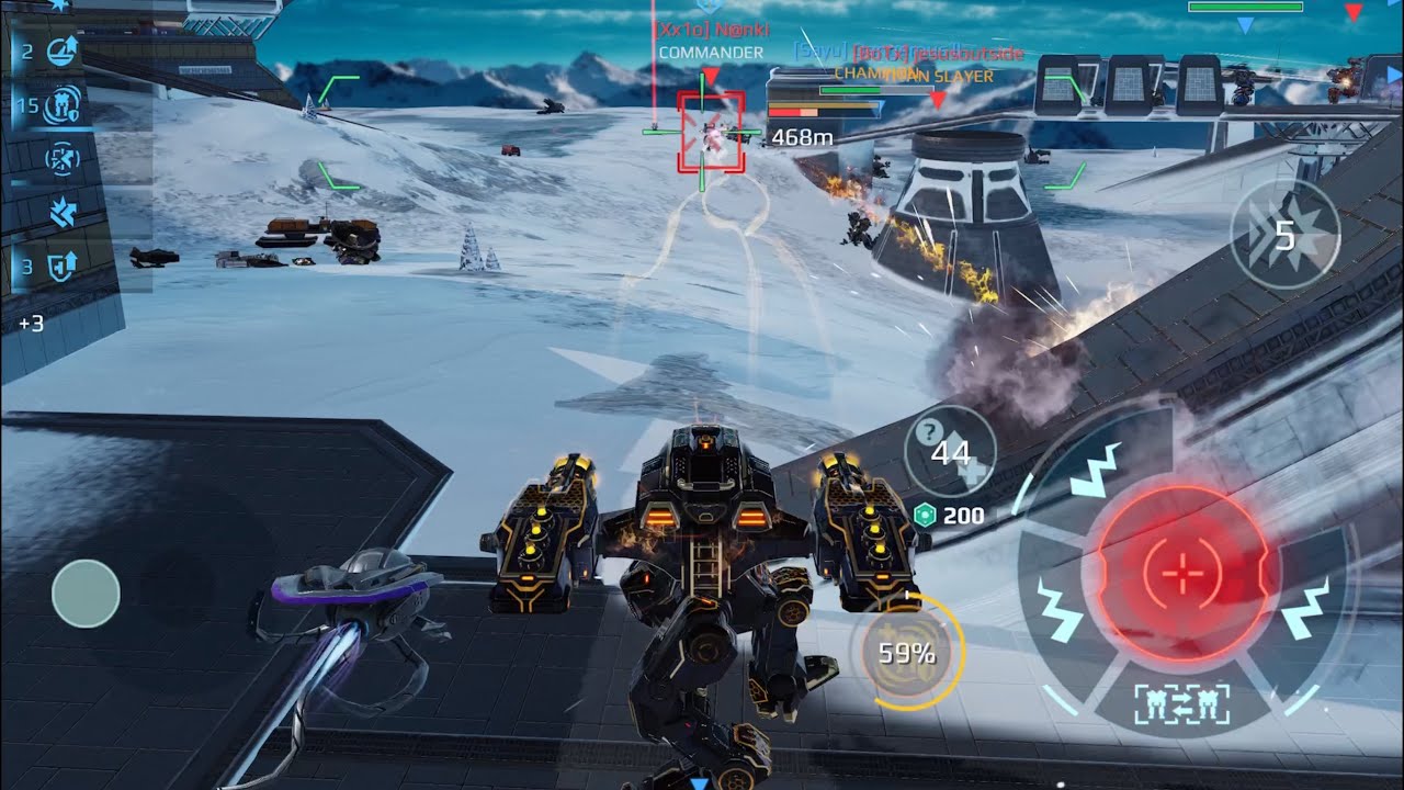Ultimate Destrier takes over Yamantau with its proton pack | War Robots ...