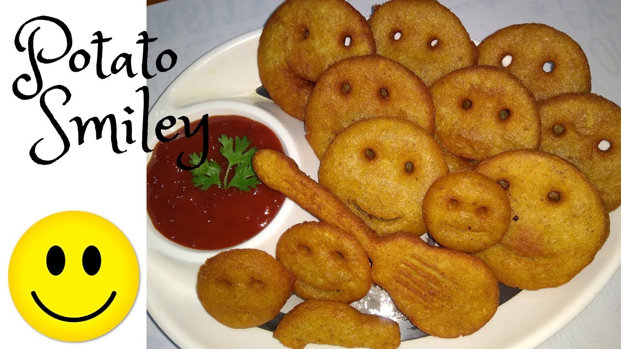 POTATO SMILEY l POTATO SMILEY RECIPE l POTATO EMOJI - YouTube