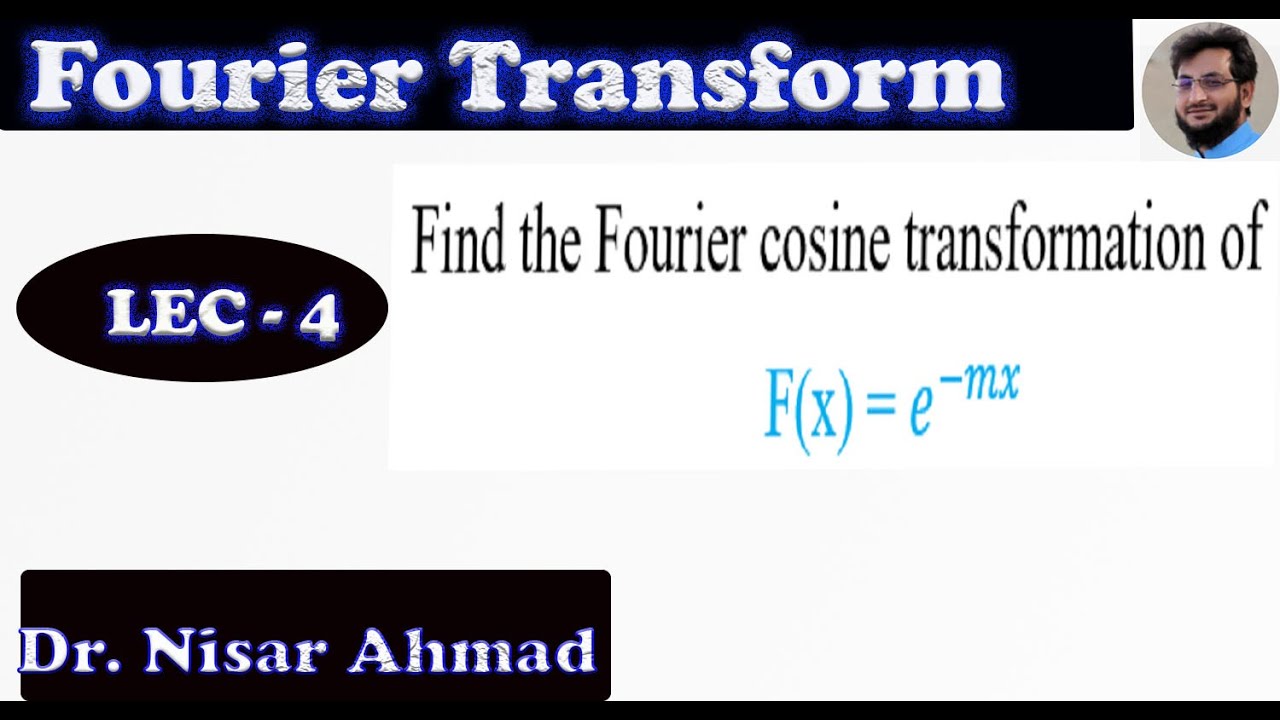 Fourier cosine Transform| Example 2 - YouTube