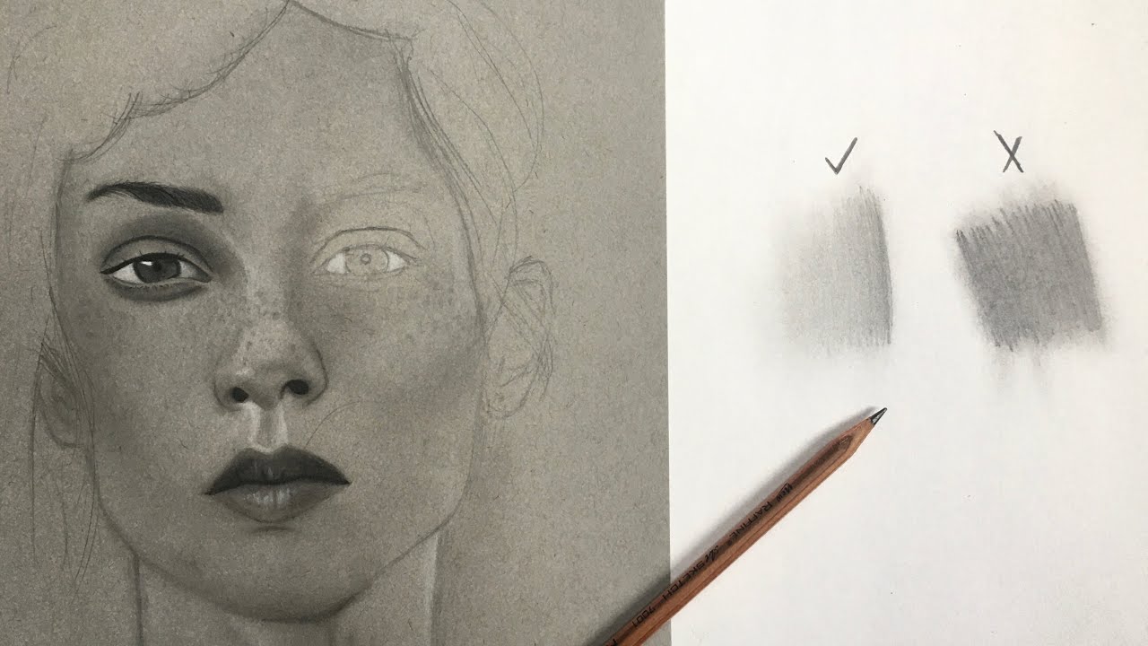 How To Properly Shade skin And smudge - YouTube