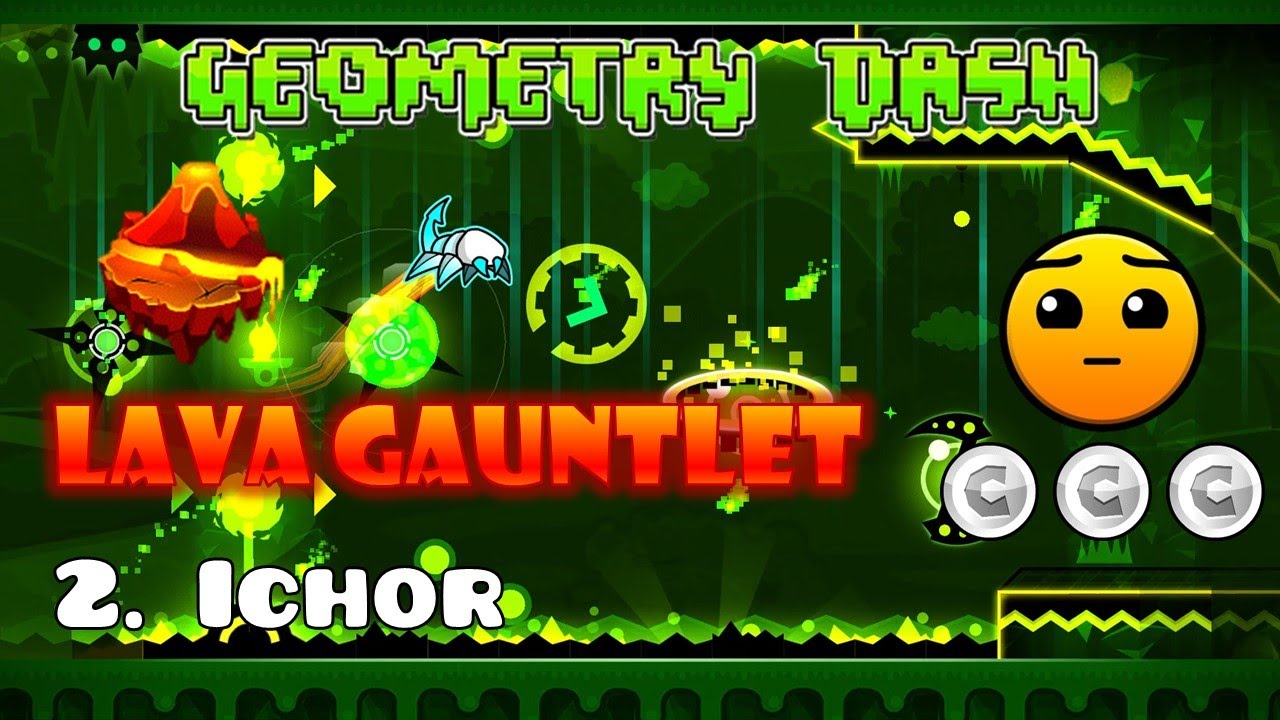 [Geometry Dash/Gauntlet] 5-2. Ichor (3 Coins) - YouTube