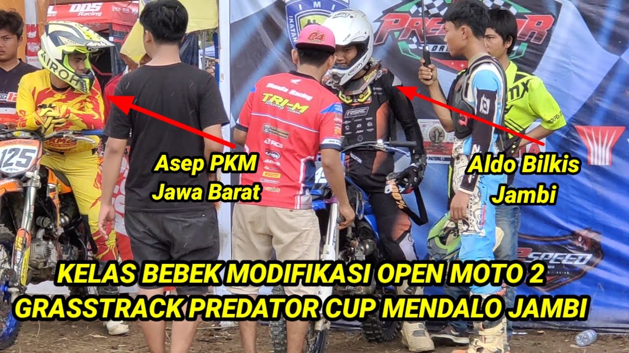 Kelas Bebek Modifikasi Open Moto 2, GTX Predator Cup Mendalo Jambi ...