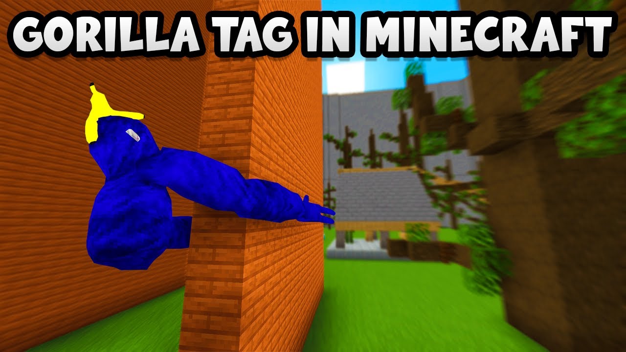 Gorilla Tag in Minecraft with WORKING MECHANICS - YouTube