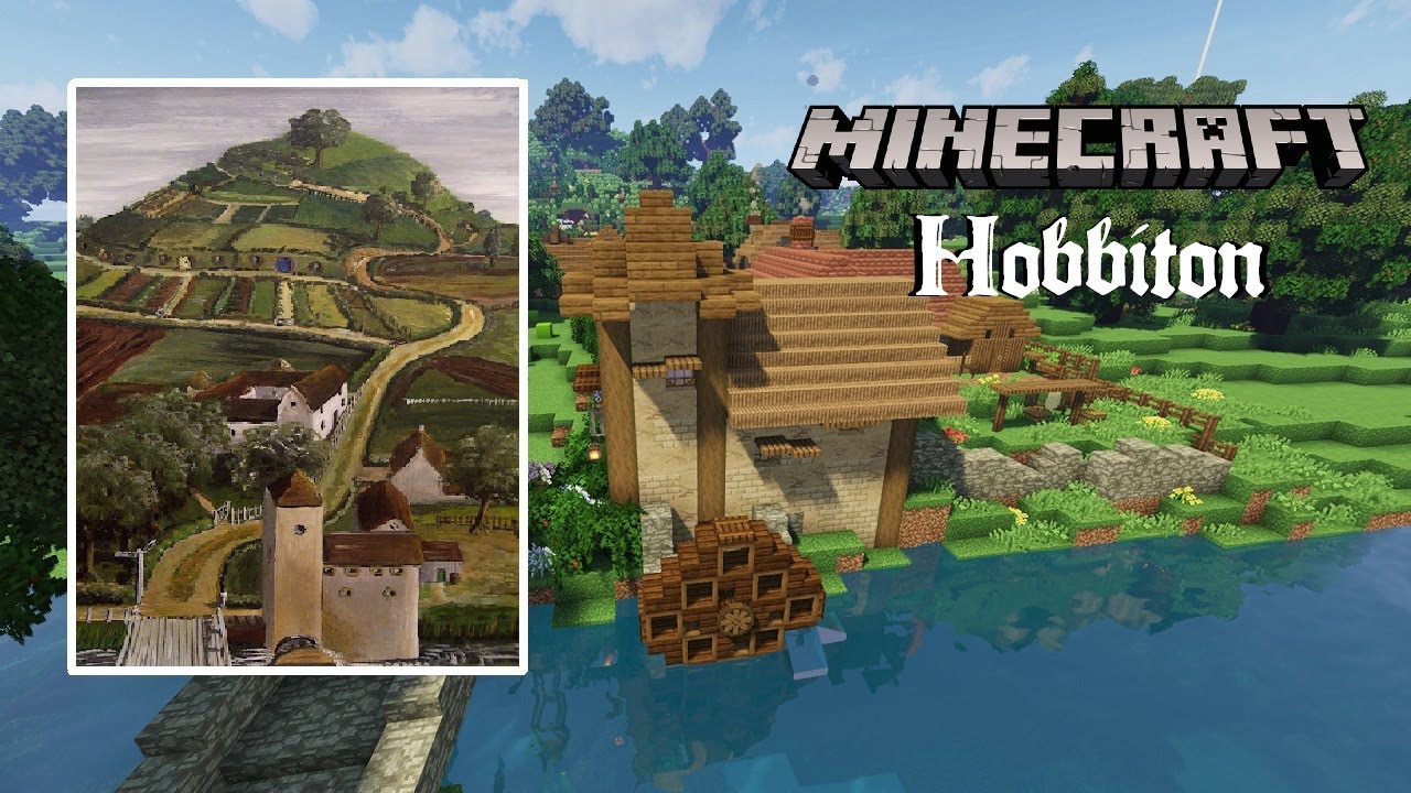 Minecraft Let's Build - The Mill in Hobbiton (Project Updates) - YouTube