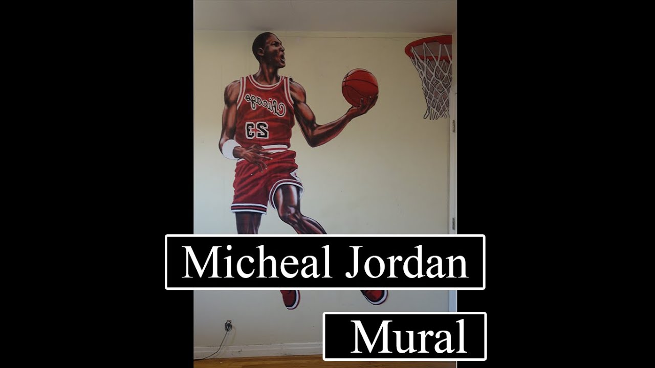 Michael Jordan Mural | Dorm Designs - YouTube