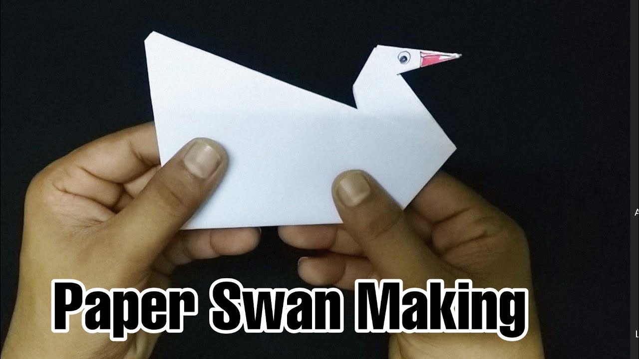 How To Make Paper Swan?.Craft work Easy - YouTube