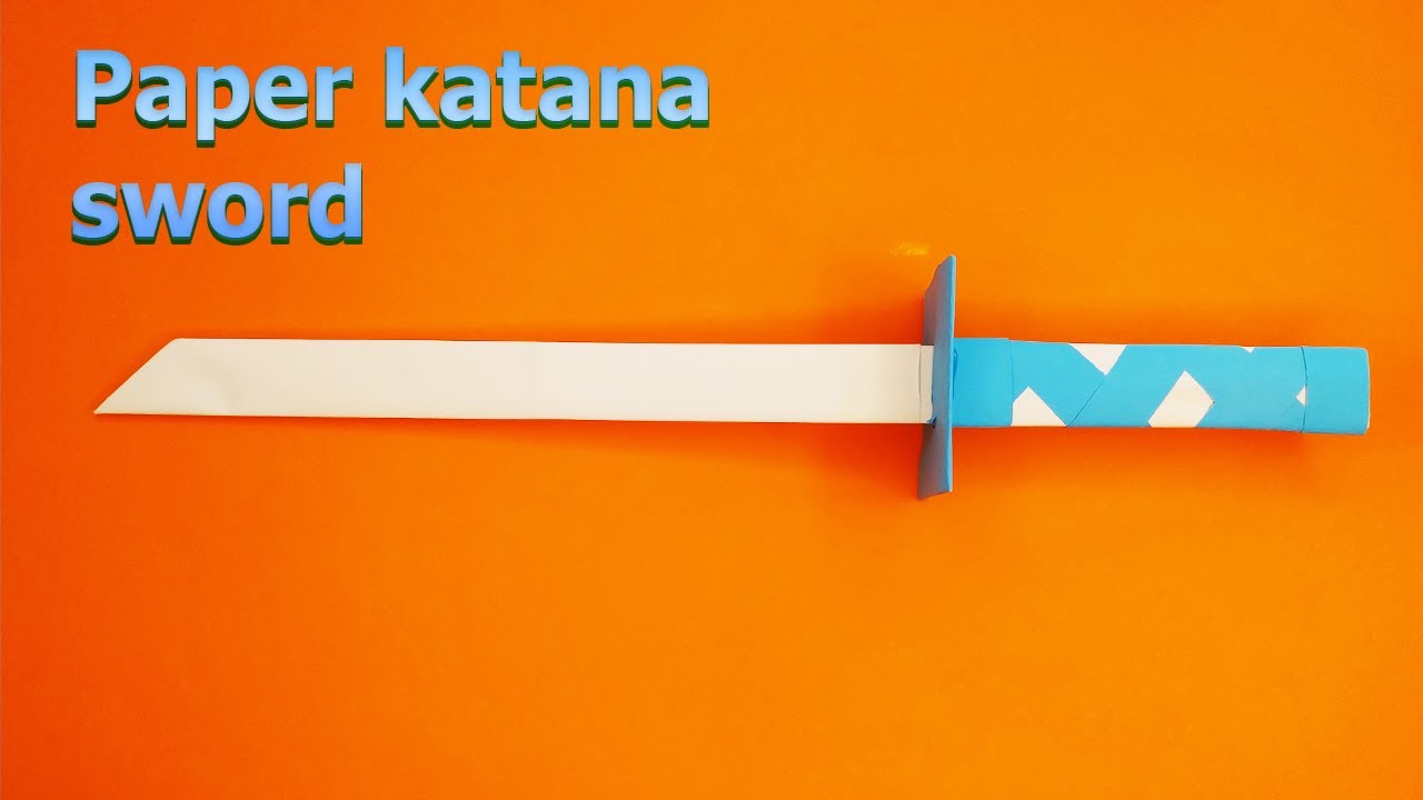 Katana Sword Making From Paper Craft How To Make Paper Katana Sword katana-sword-making-from-paper-craft-how-to-make-paper-katana-sword