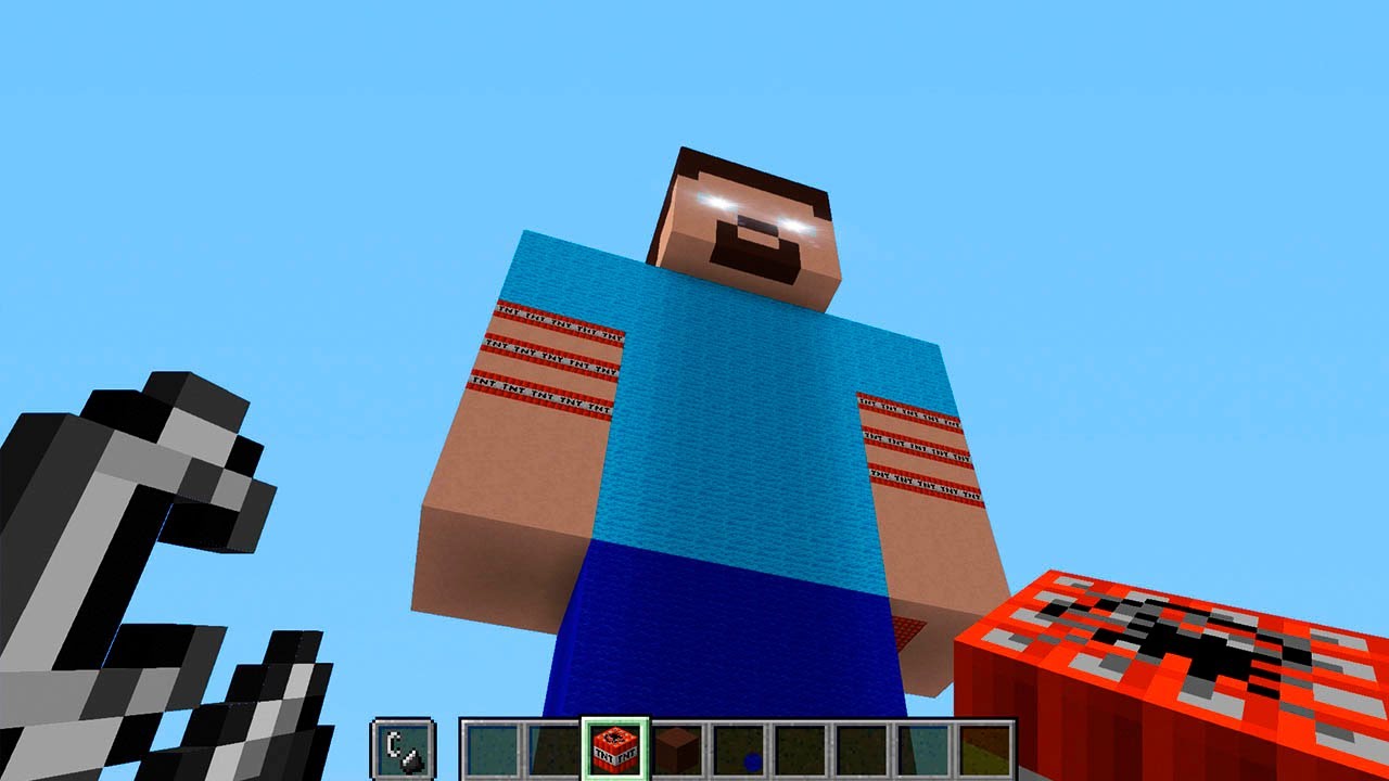 herobrine tnt experiment - YouTube