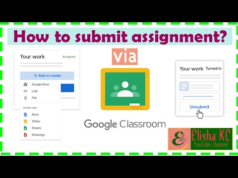 Easy Tricks to submit Assignment in Google Classroom || Assignment Part ...