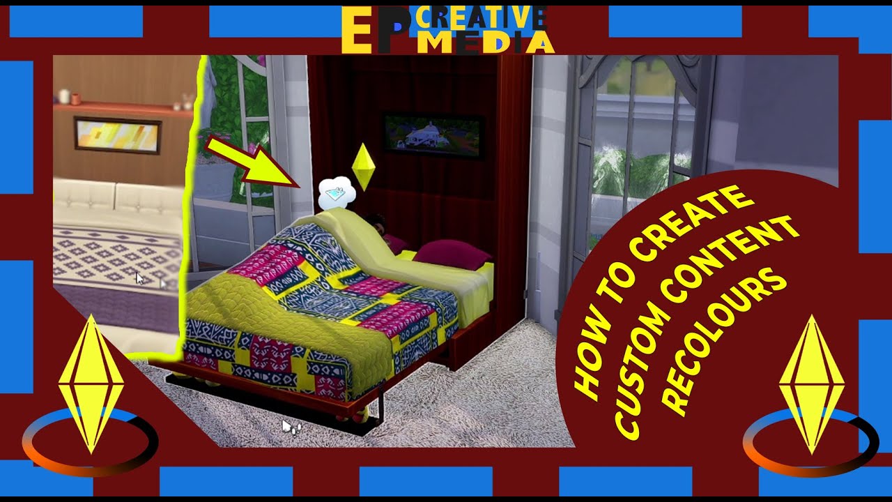 SIMS 4 | A QUICK TUTORIAL ON CREATING CUSTOM CONTENT RECOLOURS - YouTube