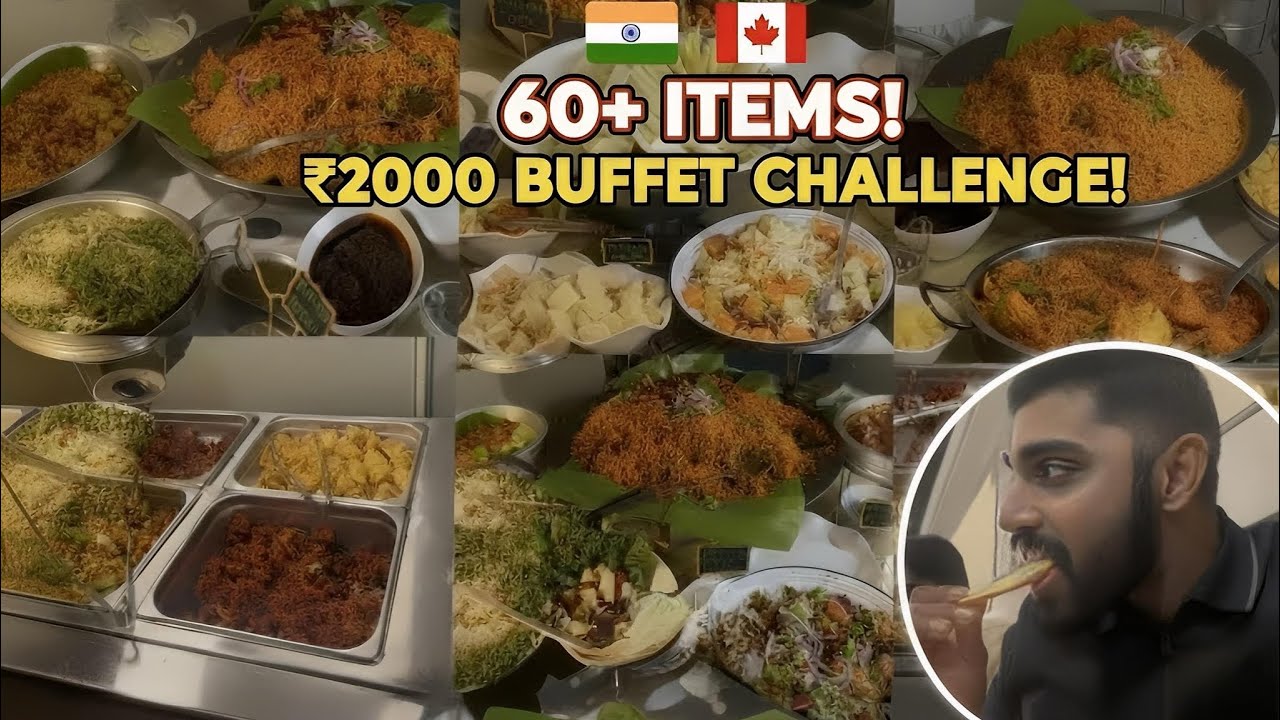 60+ Items for ₹2000! 😱 Canada-ലെ Best Kerala Buffet Challenge ...
