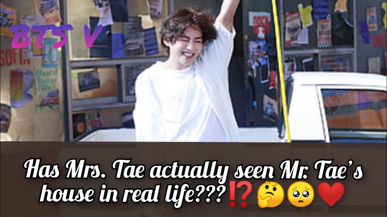 |Has Mrs. Tae actually seen Mr. Tae's house in real life?| ️🙇#bts #btsv ...