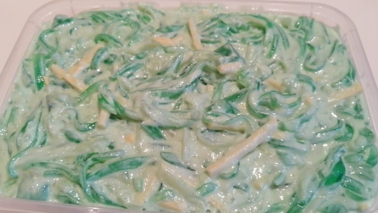 Mr. gulaman buko pandan flavor with coconut strings & Cheese by kusina ...